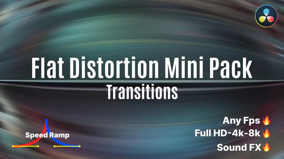 Premium DaVinci Resolve Distortion Transitions – Easy Drag and Drop